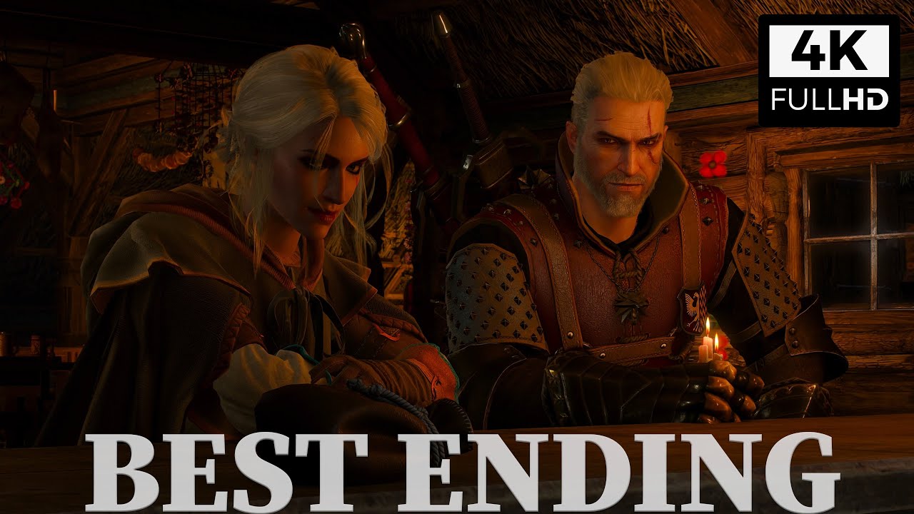 Witcher 3 THE BEST ENDING - Ciri Becomes a Witcher. Yennefer Romance ...