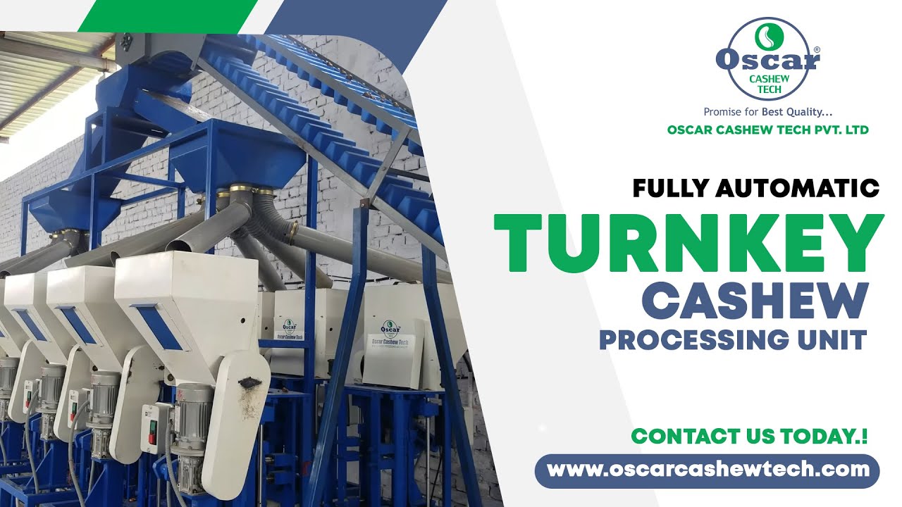 Fully Automatic Turnkey cashew processing unit / Cashew Processing ...