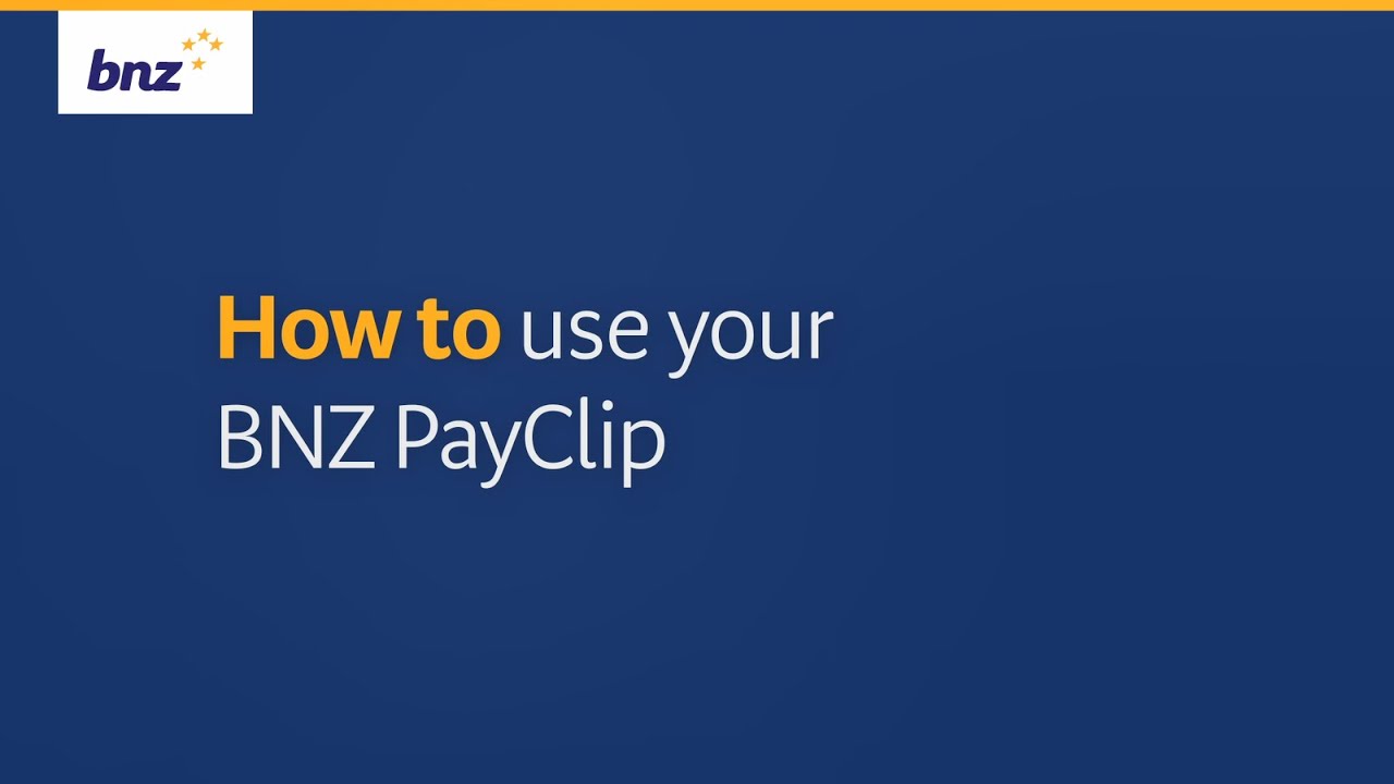 BNZ PayClip – how to take a payment - YouTube