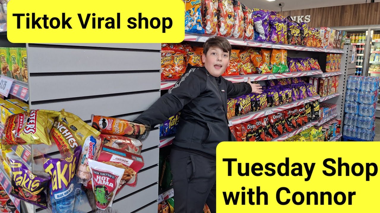 Tiktok viral shop. Tuesday shop with Connor - YouTube