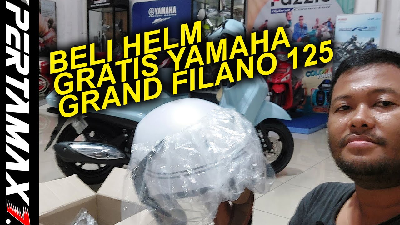 RWVIEW Helm Bawaan Yamaha Grand Filano 125 Gratis Keren Banget Hybrid ...