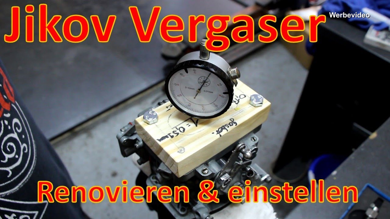 Jikov Vergaser Grundeinstellung