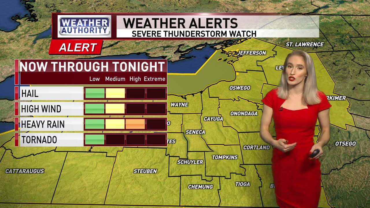 WTVH Tuesday evening forecast - YouTube