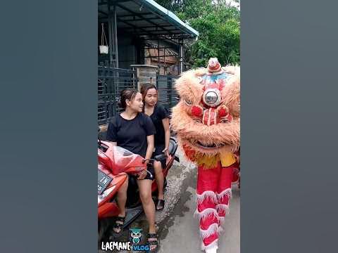 Cewek Cantik Mau Di GIGIT Barongsai - YouTube