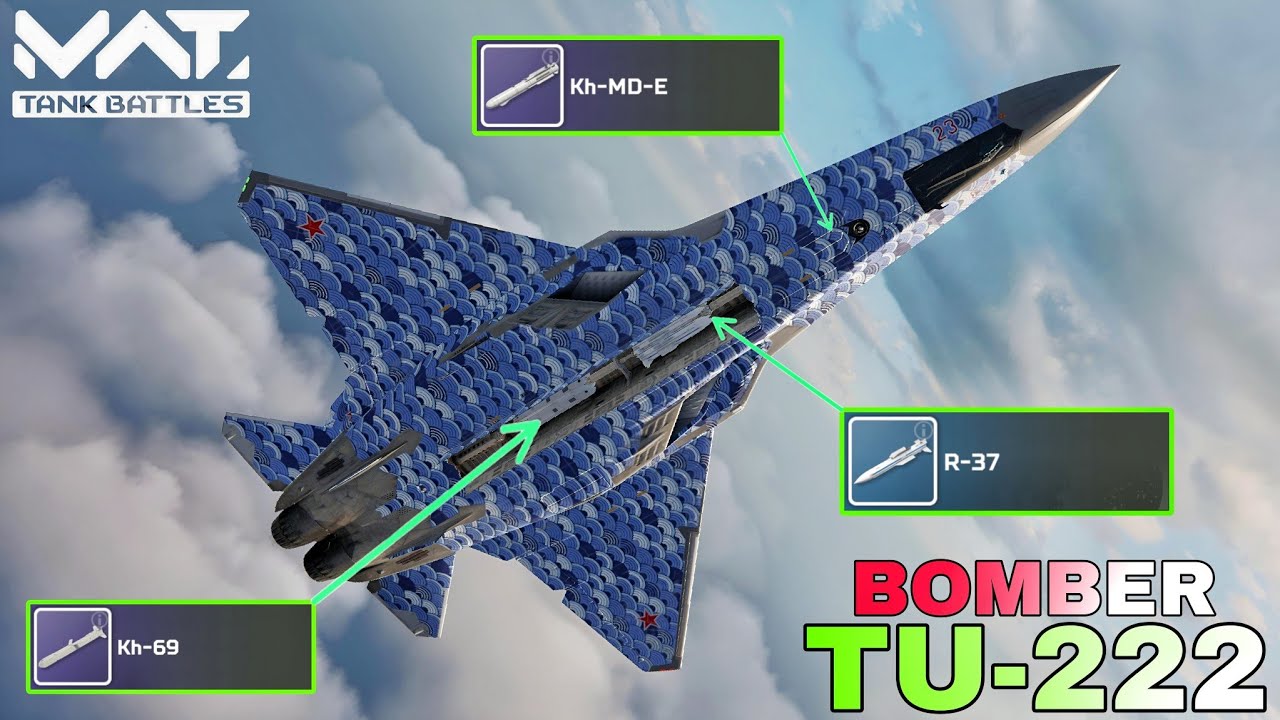 TU-222 Bomber 4.2k Artcoin Still Worth or Not 🤔 MWT: TANK BATTLES - YouTube