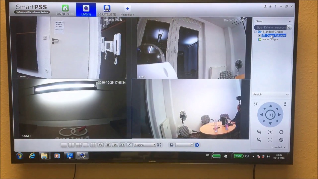 HDCVI DVR IP NVR "Smart PSS Software P2P" - YouTube