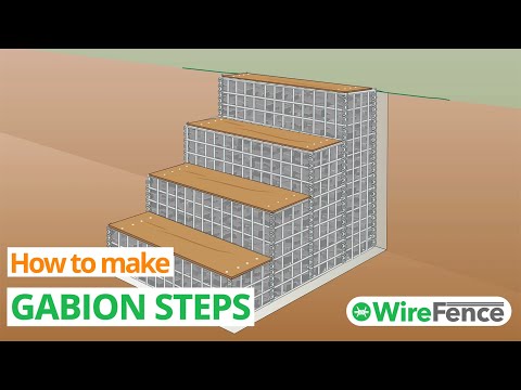 How to make Gabion Steps (Explained) | WireFence