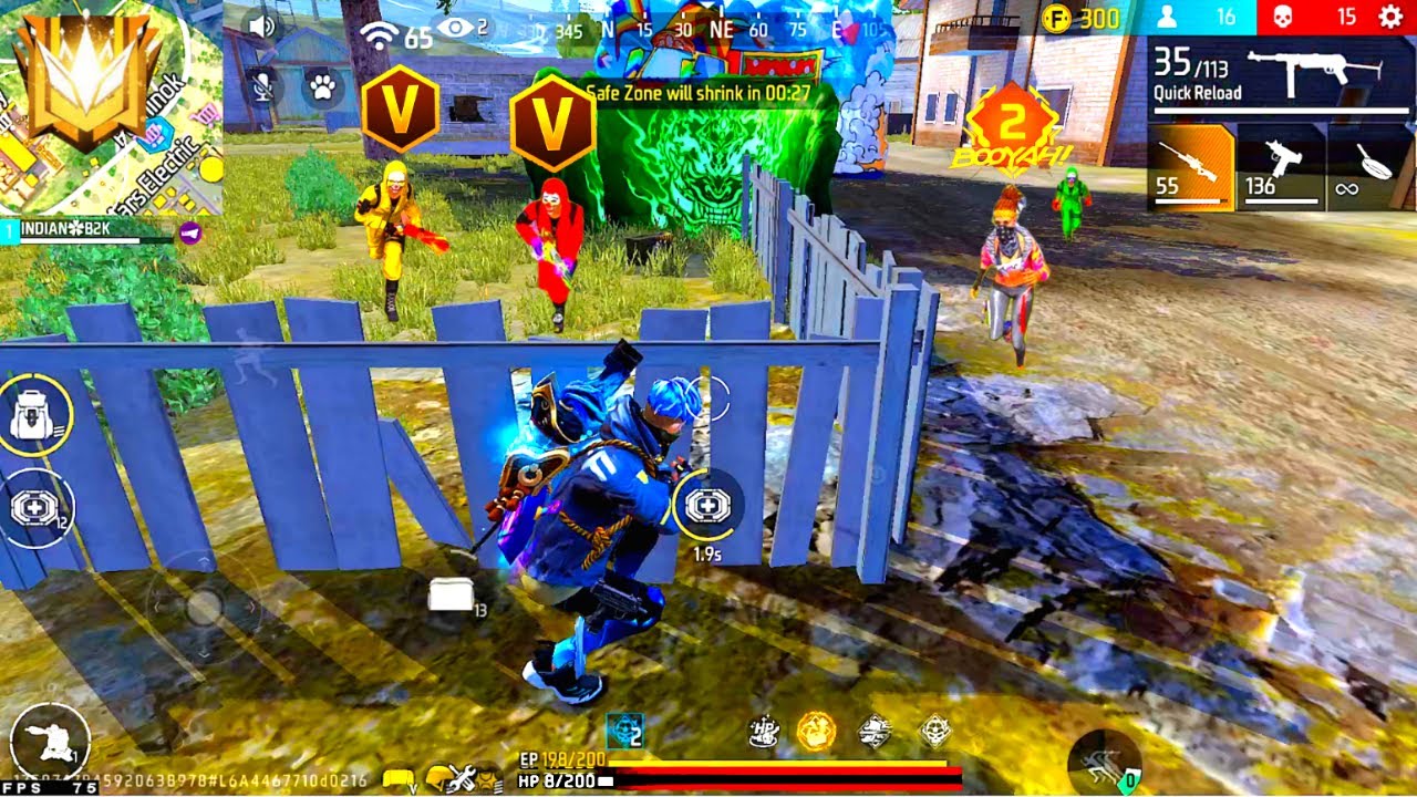 PC LOBBY💪 AK+THOMSON 99% Headshot Rate ⚡ | Solo Vs Squad🪂[ Full ...