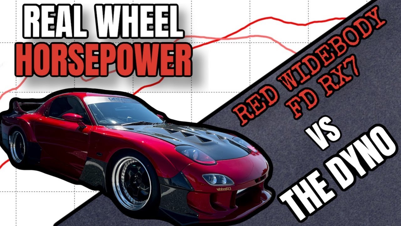 Red Widebody FD RX7 VS Our Dyno | Real Wheel Horsepower | - YouTube
