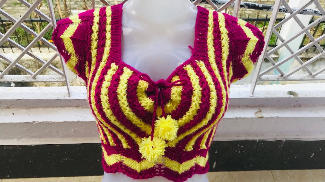 New design double sided blouse(part-2) - YouTube