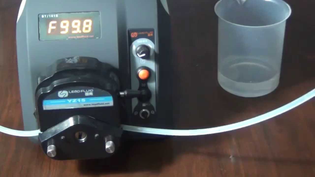LEADFLUID speed variable peristaltic pump BT101S+YZ15 pump head, easy ...