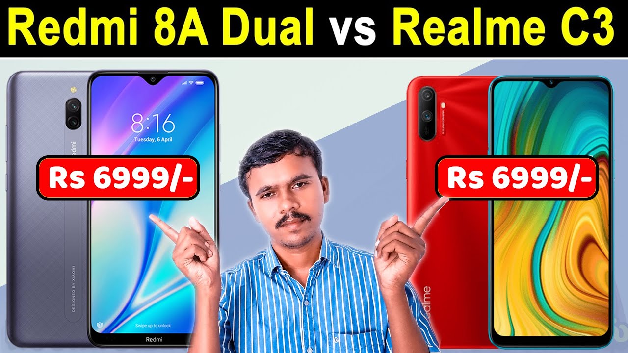 Redmi 8A Dual vs Realme C3 | Comparision | Which one is Best? | Best ...
