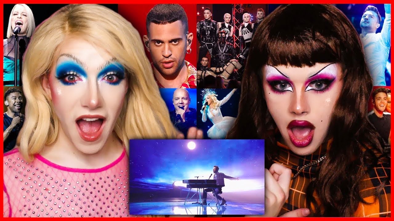 DRAG QUEENS REACT TO EUROVISION 2019 with Maxxy Rainbow & Lydia Kollins ...