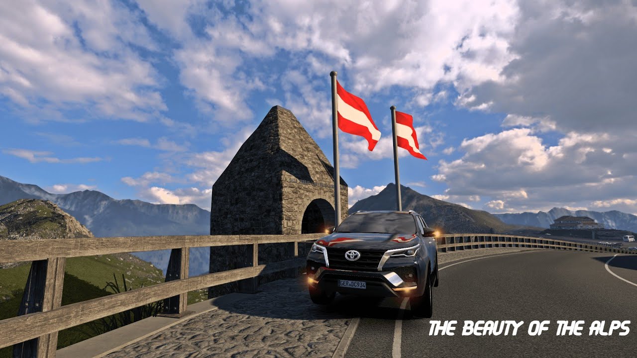 Euro Truck Simulator 2 - The beauty of the Alps - YouTube