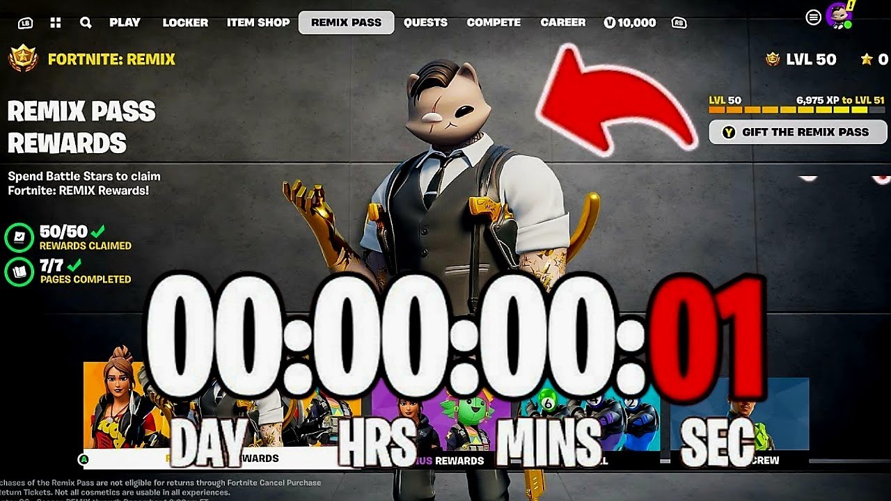 🔴 LIVE - *NEW* FORTNITE REMIX CHAPTER 2 UPDATE COUNTDOWN! PLAYING WITH ...