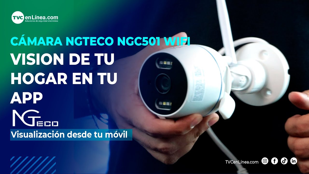 NGTeco | Cámara NGC501 Wifi - YouTube