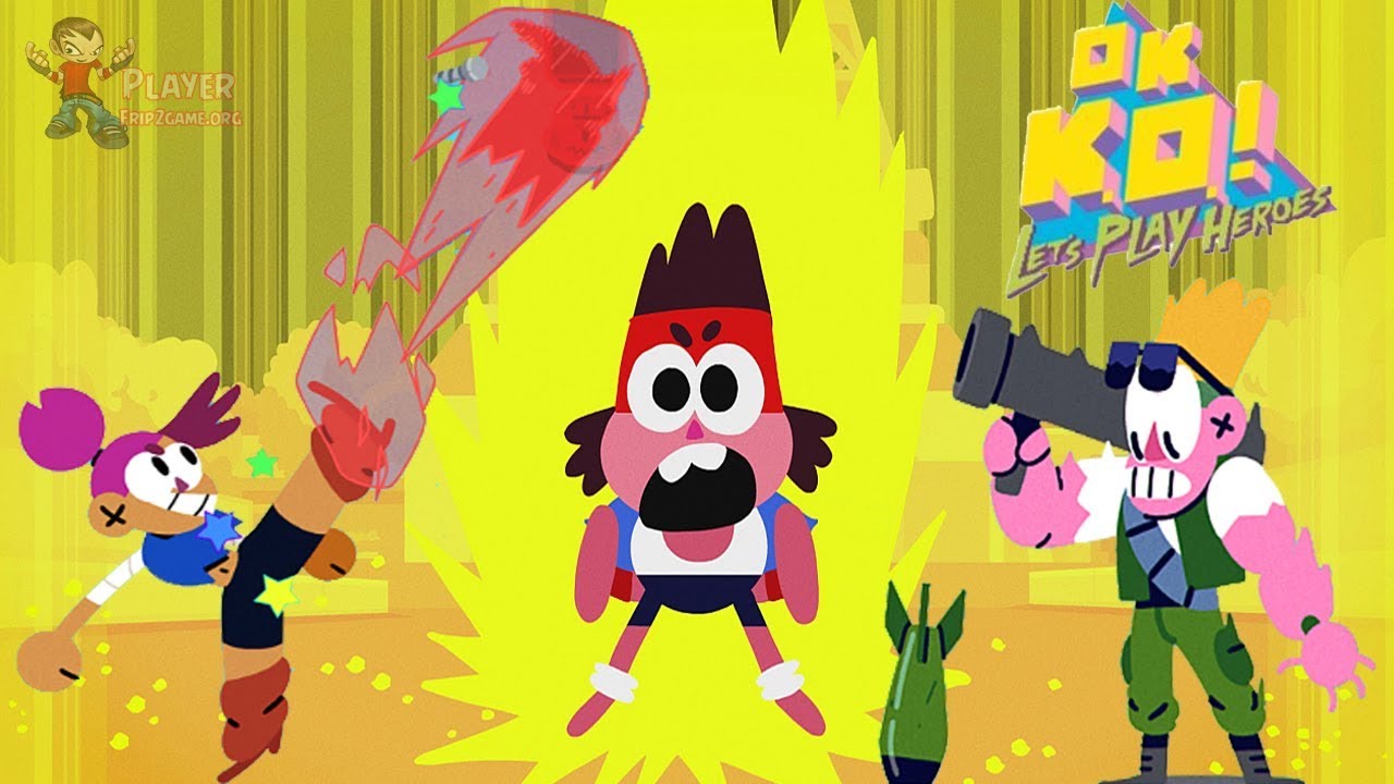 ENID + NICK ARMY + K.O Fights Lord Boxman's Evil Bots - OK KO Let's ...