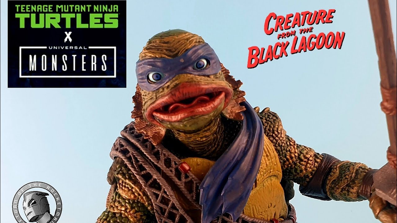 Neca creature from the black lagoon Leonardo tmnt X universal monsters ...