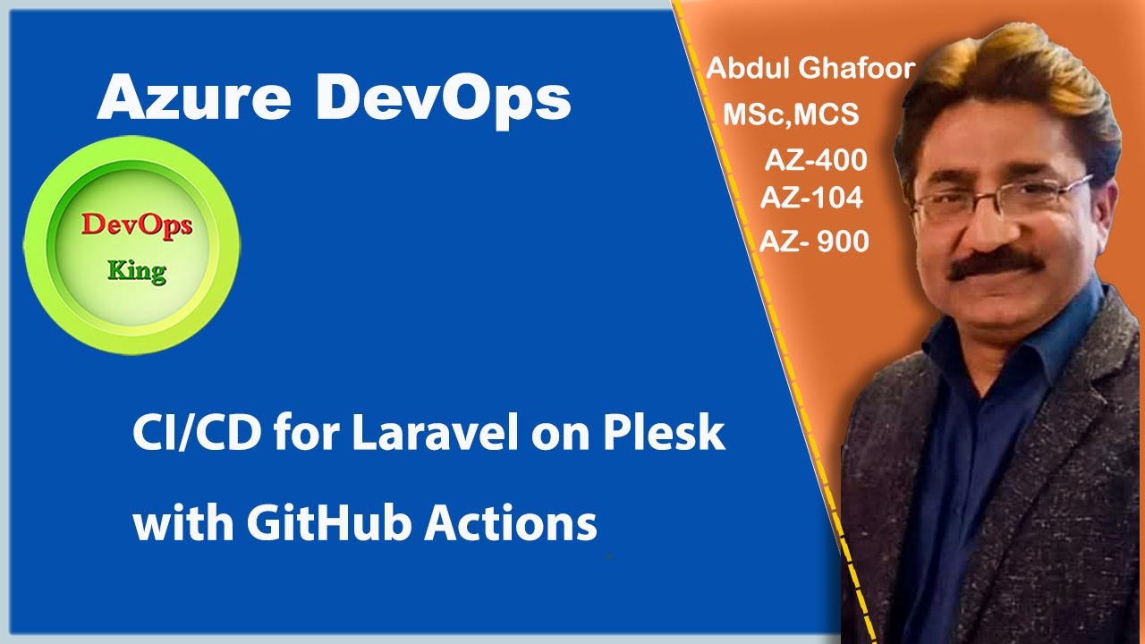 Azure Devops Cicd For Laravel On Plesk With Github Actions Youtube