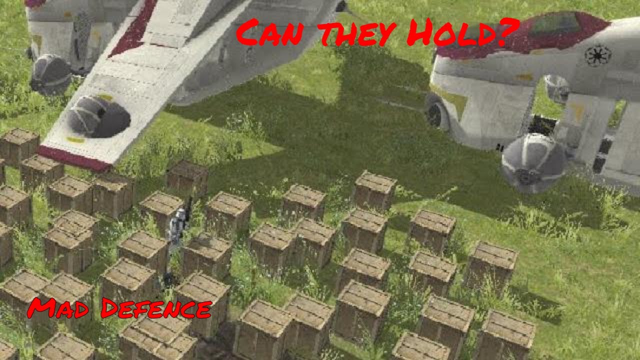 Galaxy at war Mad Clone Defence on the outskirts of Naboo - YouTube