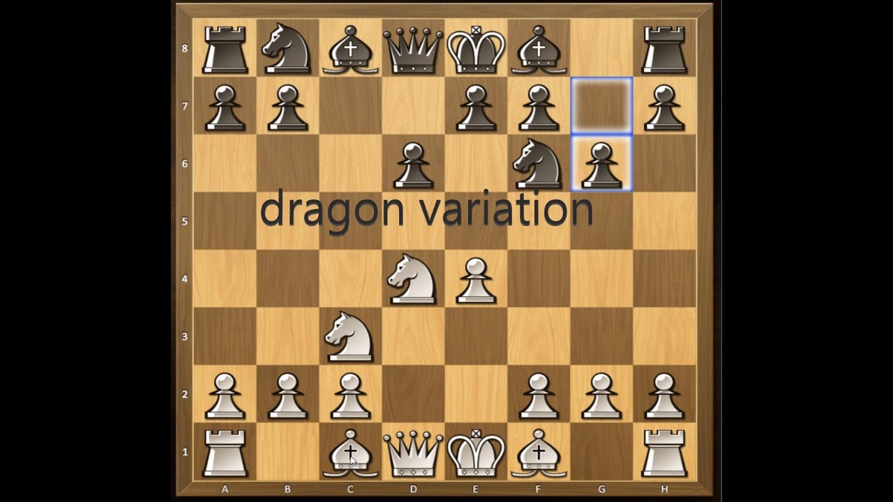 sicilian defense || dragon variation ||chess in tamil - YouTube
