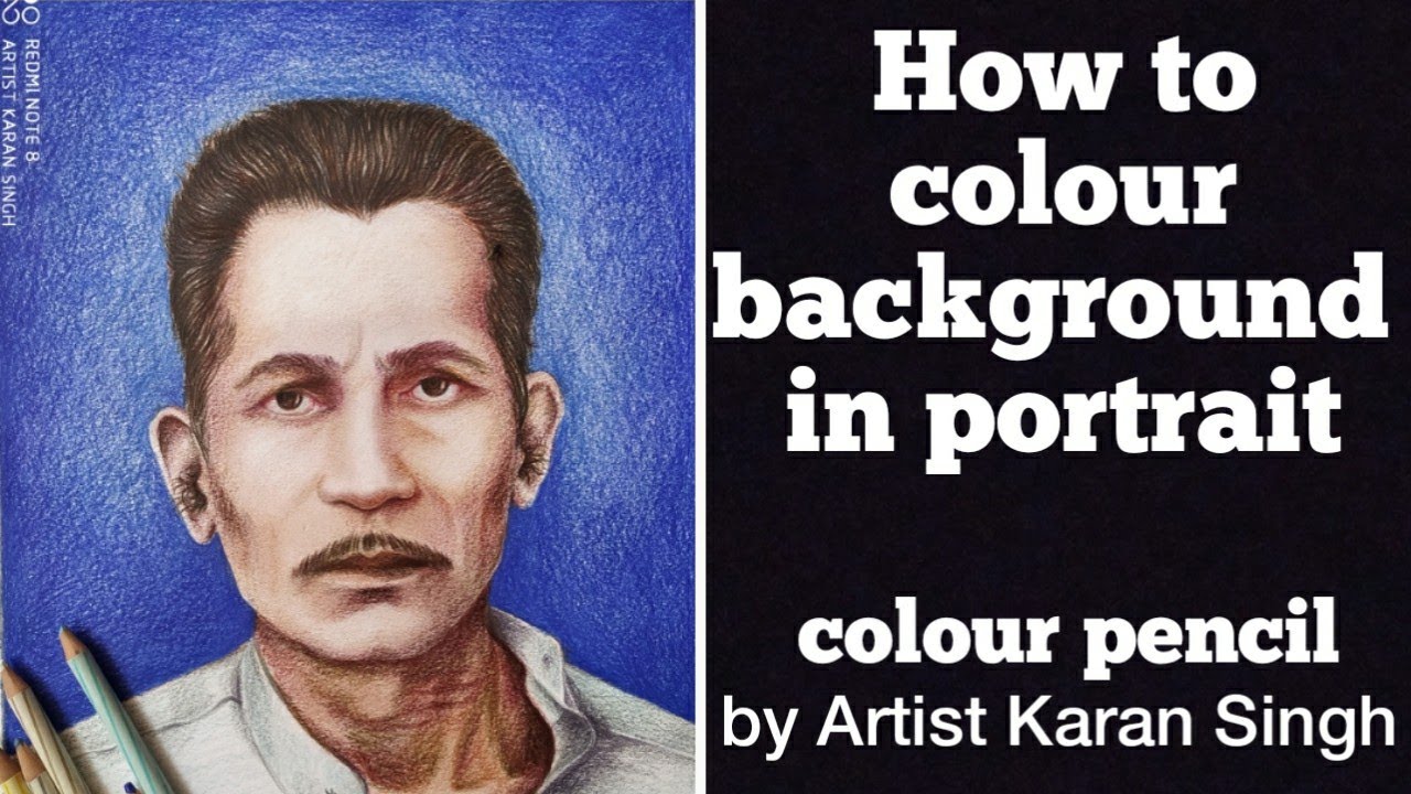 How to colour portrait background for beginner - YouTube