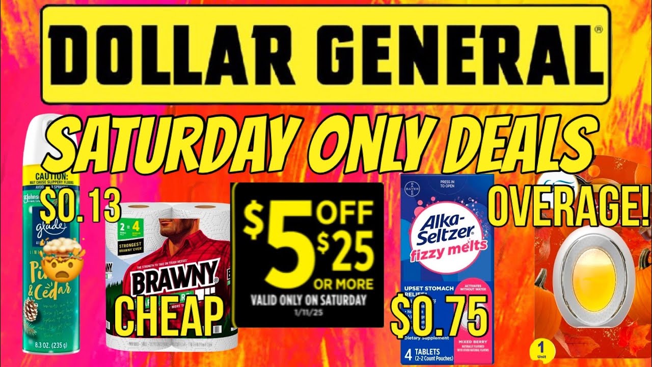 DOLLAR GENERAL SUPER SATURDAY SCENARIOS🚨FOOD, LAUNDRY, AIR CARE ...