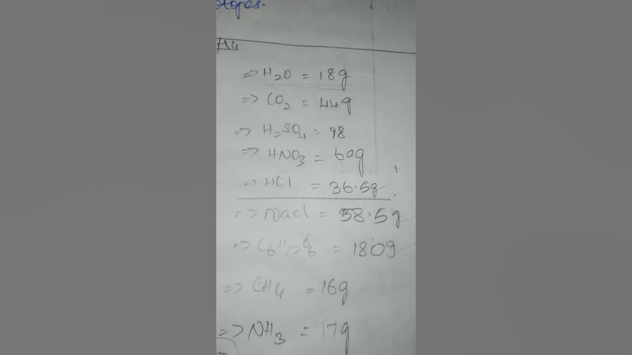 Calculation Of Molecular Mass YouTube calculation-of-molecular-mass-youtube
