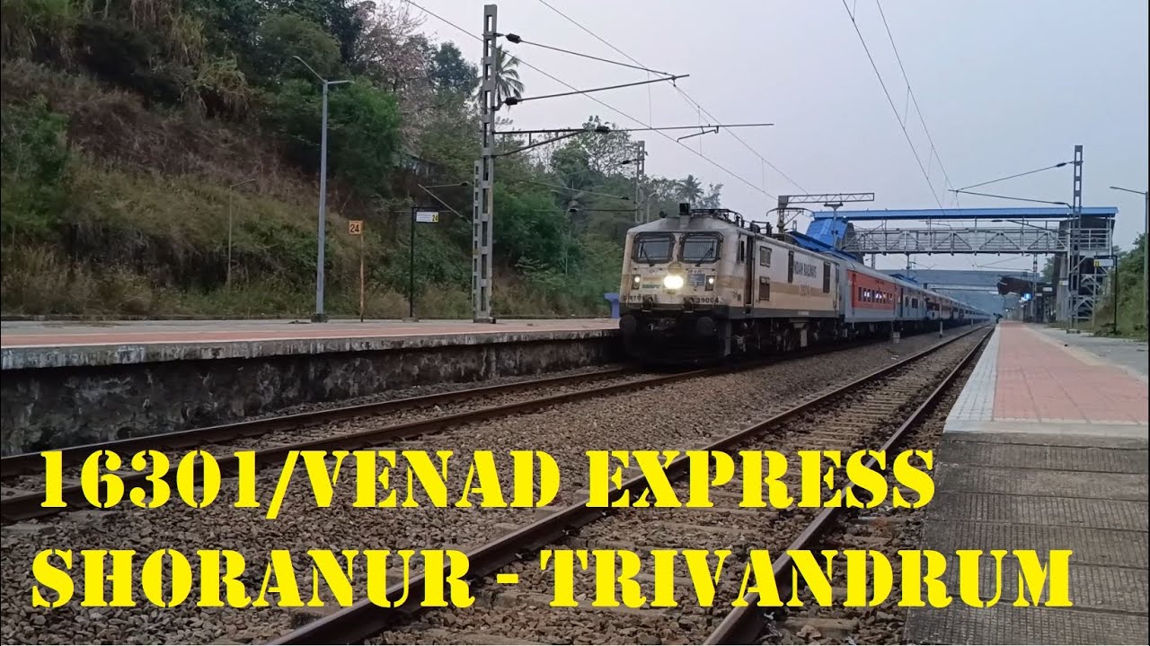 16301/Venad Express Shoranur - Trivandrum - YouTube