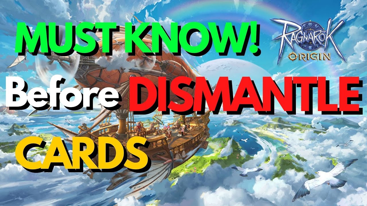 Must Know Before Dismantle Card for Fragments - Ragnarok Origin Global ...