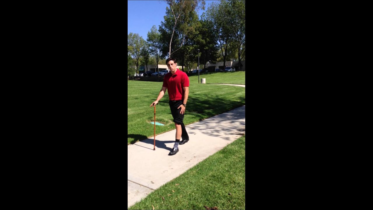Single Point Cane - YouTube