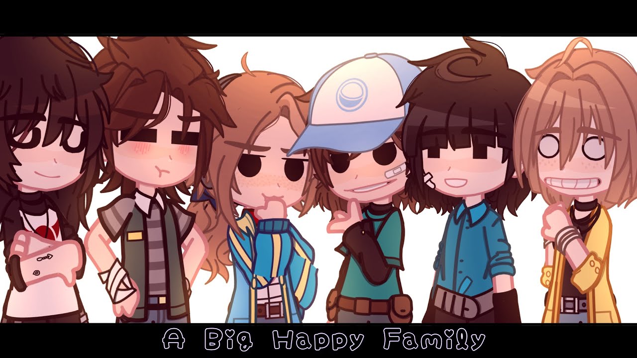 Big Happy Family // Steddie (?) // Stranger Things Family // Gacha Club ...