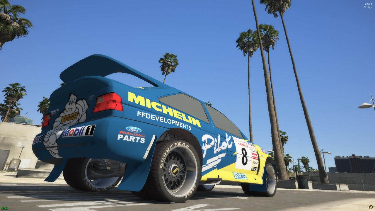 Gta 5 FiveM Ford Escort Rally wrc oi3 Live - YouTube