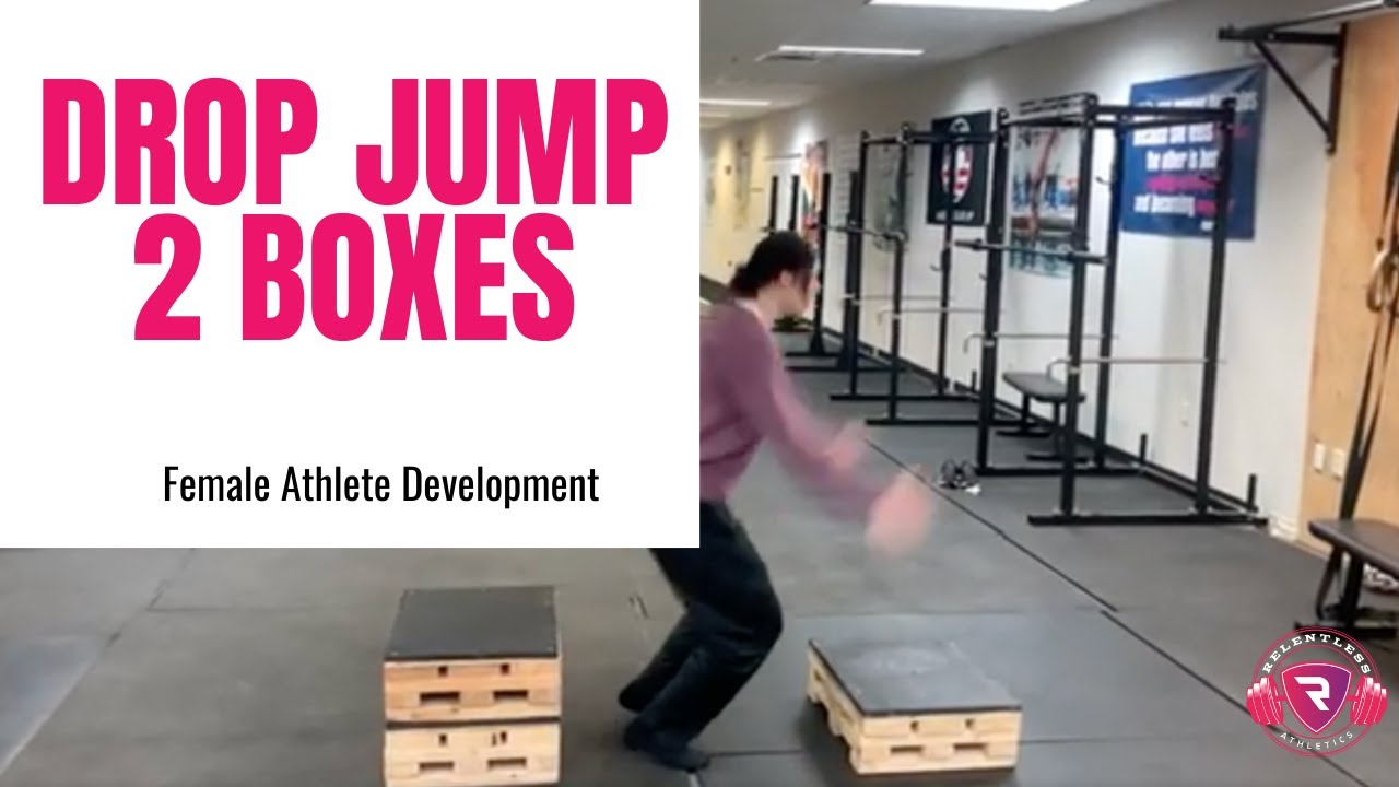 Plyos: Drop Jump- two different height boxes - YouTube