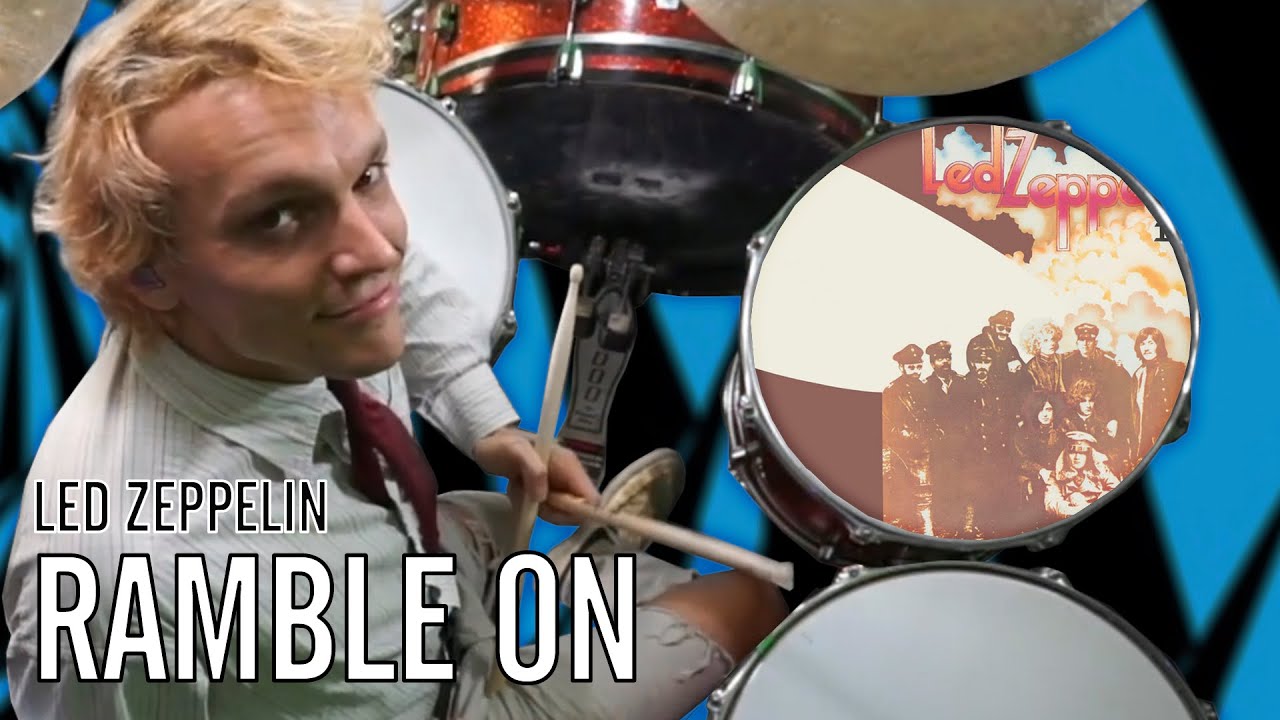 Led Zeppelin - Ramble On | Office Drummer [First Playthrough] - YouTube