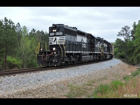 HD: NS 6156 leads NS Train G66 in Carrollton, GA - YouTube