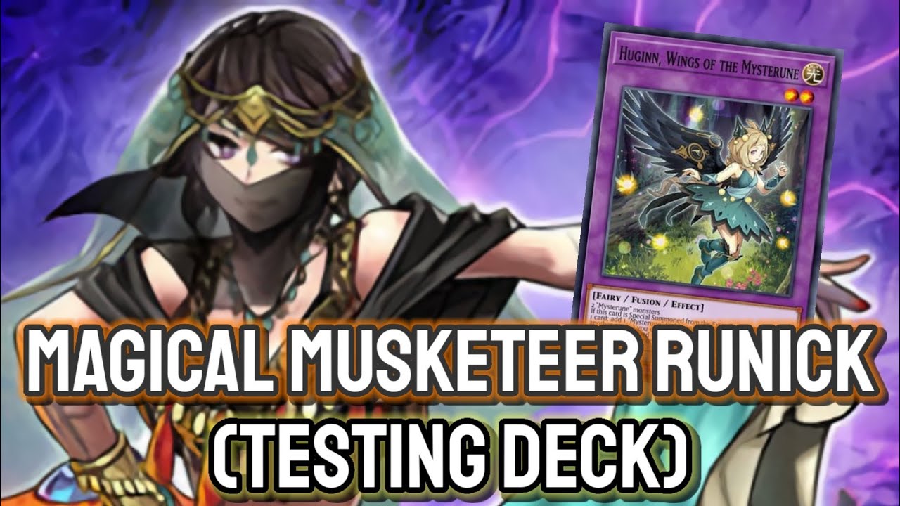 YGOPRO - Magical Musketeer Runick | Testing Deck - YouTube