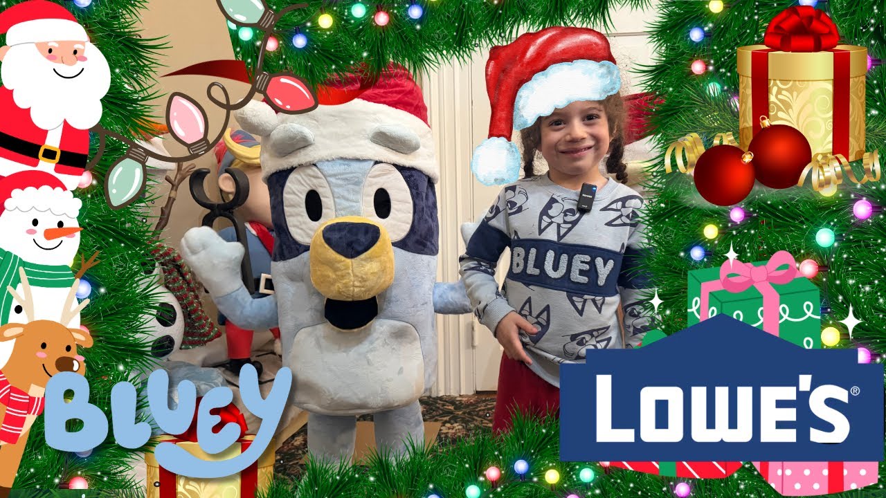 Lowes Holiday Animatronics Build | Bluey !! It was BROKEN ! - YouTube