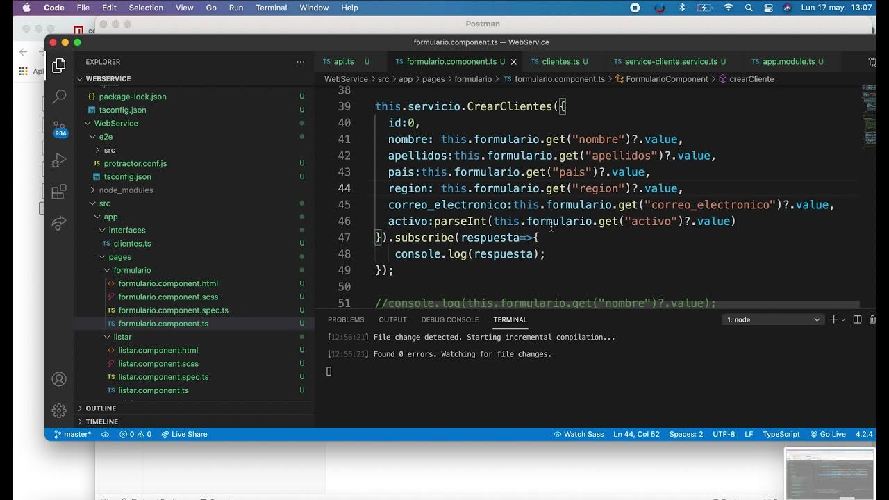 API REST conectando Front-End (Angular) Con Backend con NodeJS (Parte 2) - YouTube