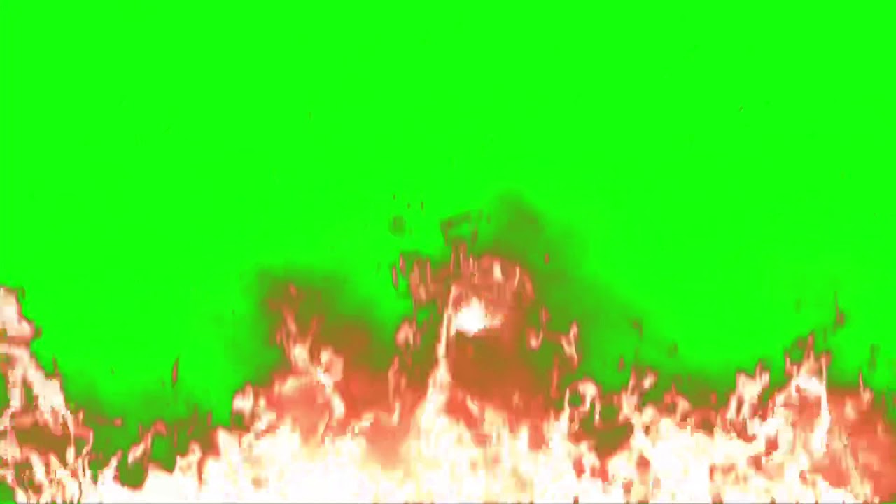 CAMP FIRE | GREEN SCREEN - YouTube