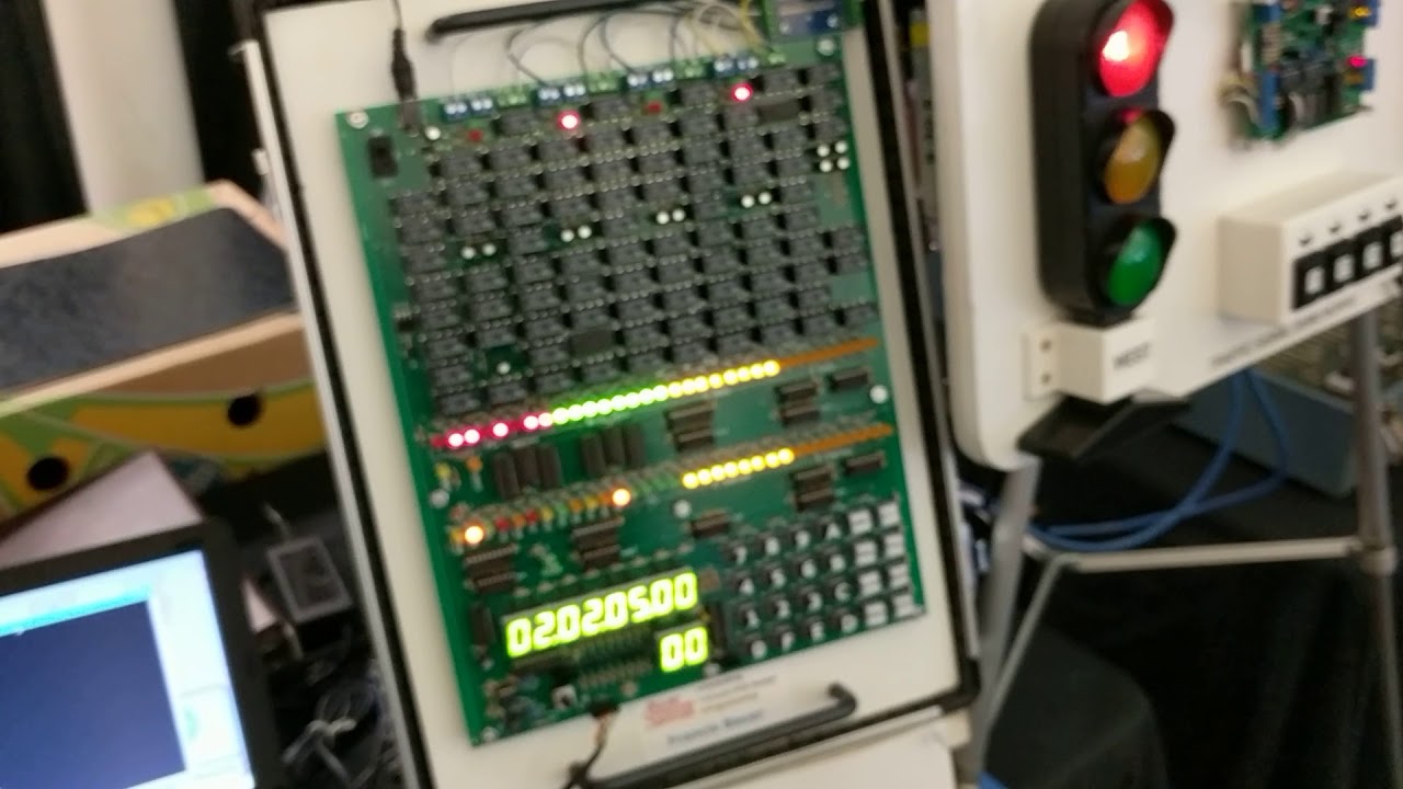 Computer implemented in relays - YouTube