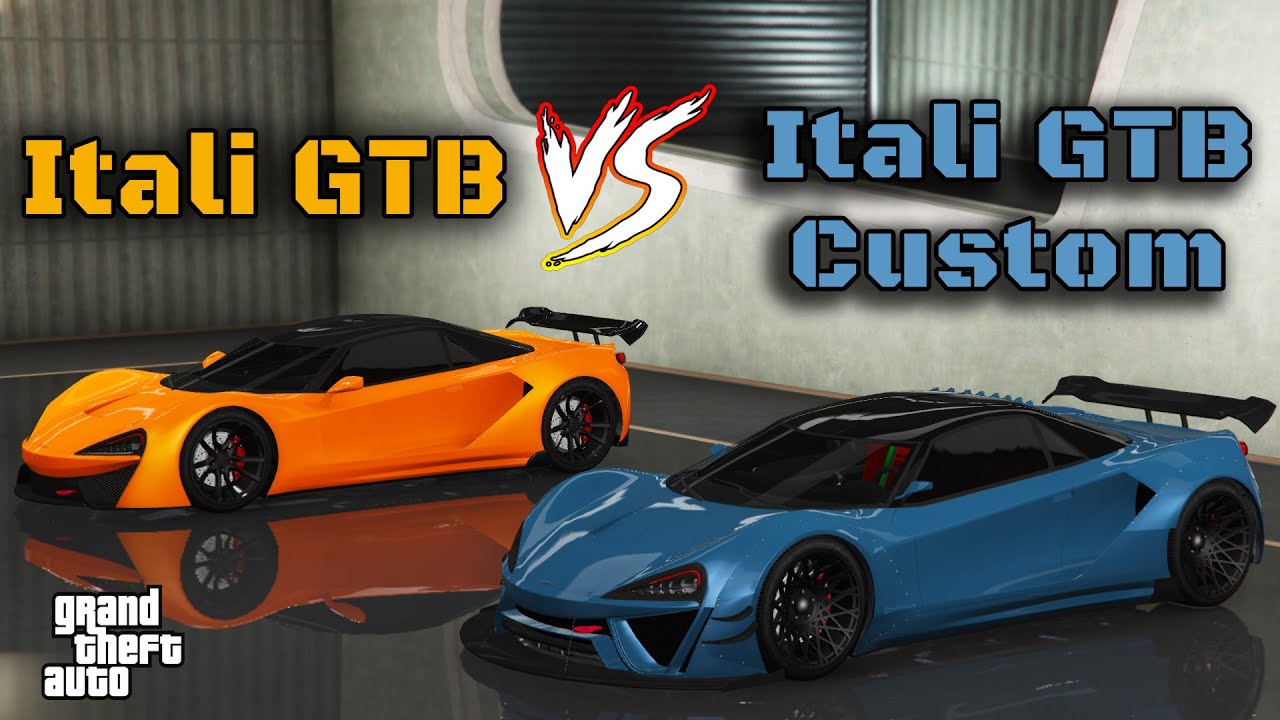 Itali GTB VS Itali GTB Custom (Benny's Car) | Car Battle | GTA Online ...