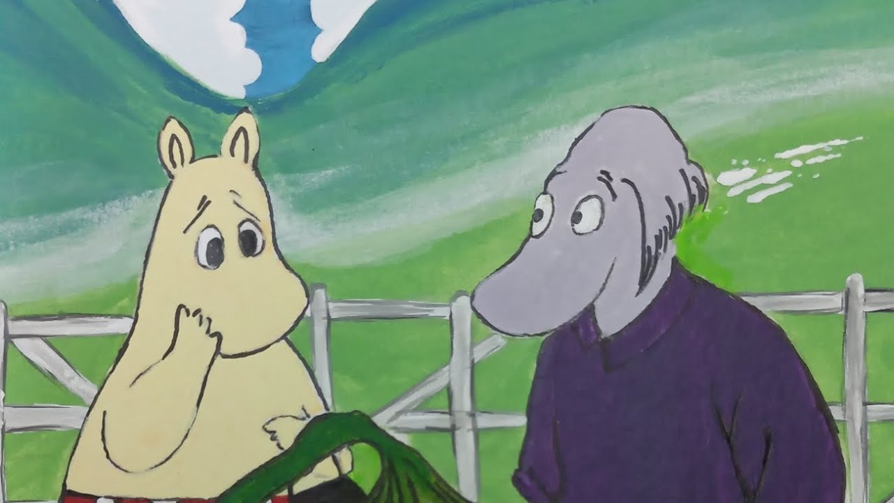 Moomin Art. Saying Goodbye to Fall with a Moomin Valley Painting. - Go IT