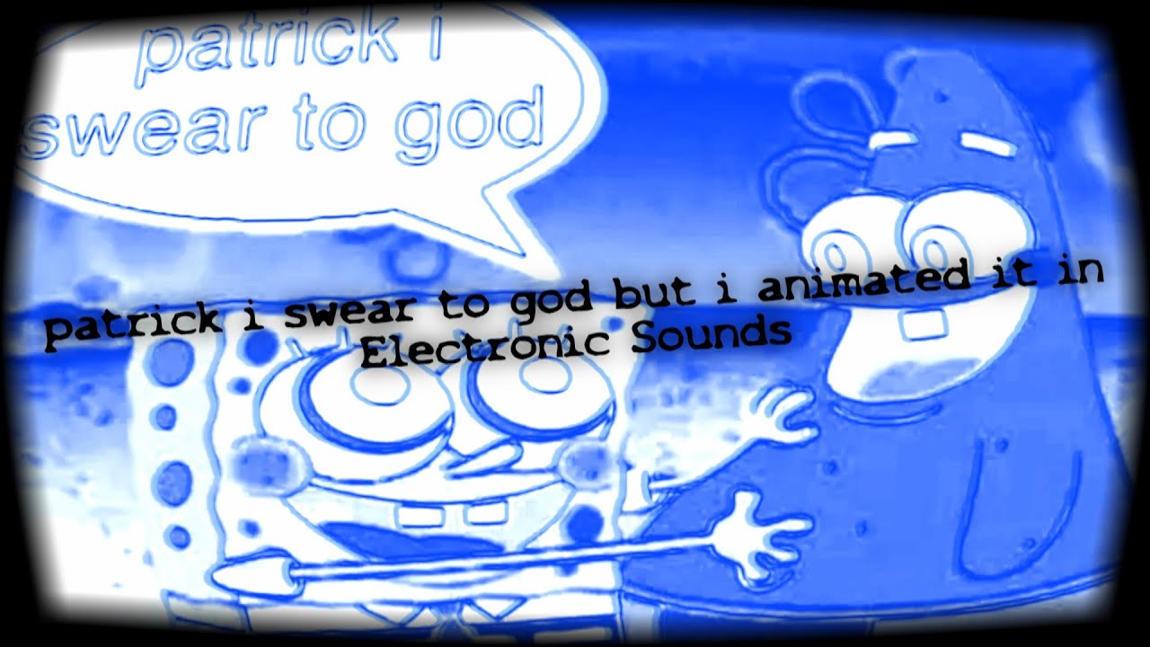 Patrick i swear to god! but i animated it (bfdi styled) in Electronic ...
