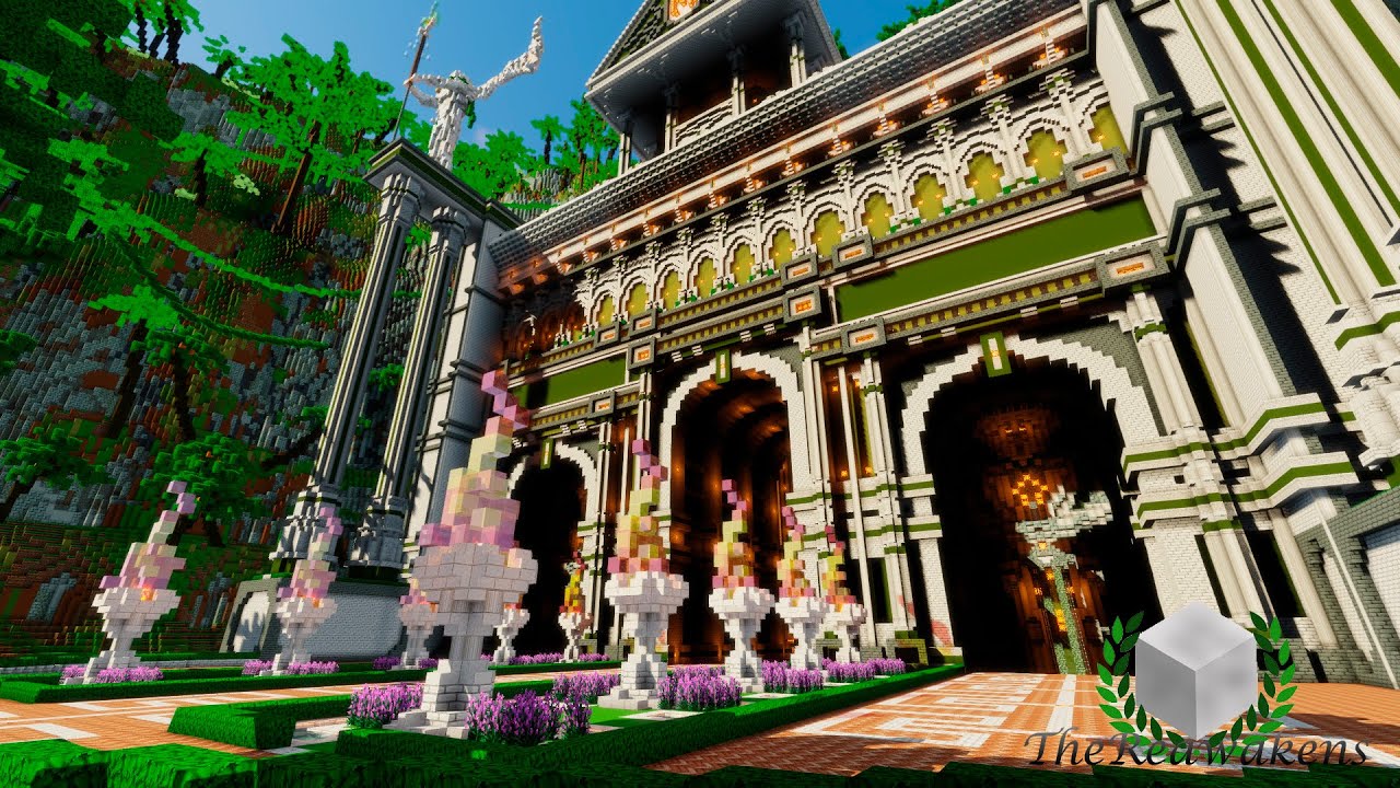 Minecraft Timelapse - Angels Temple ~ A Jungle Palace - YouTube