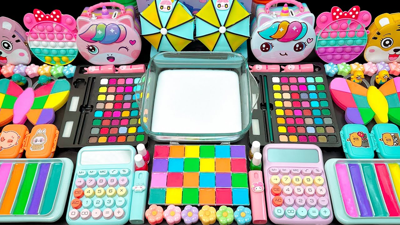 Raibow Slime🌈 Lotso Bear’s Relaxing Slime Creation in the Zoo🦄 Random ...