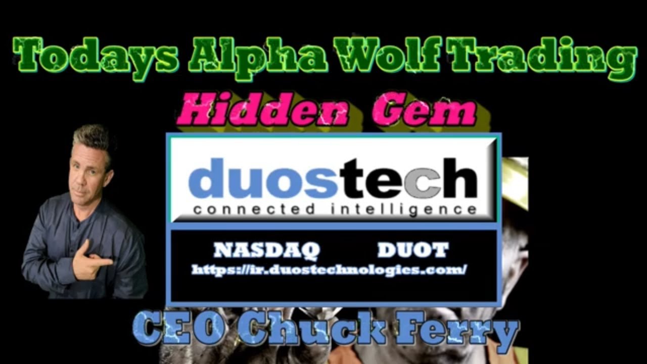 Alpha Wolf Trading Follow up with Duos Technologies CEO Check Ferry ...
