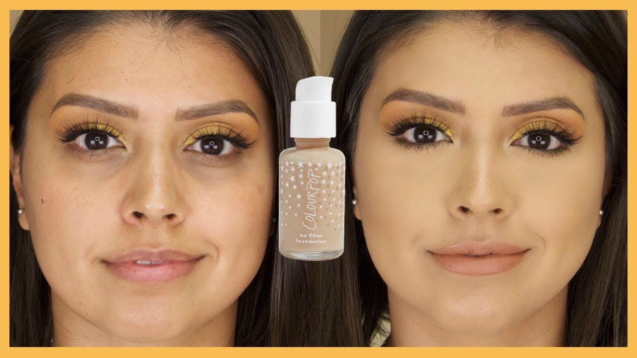 NEW! ColourPop No Filter Foundation | Review - YouTube