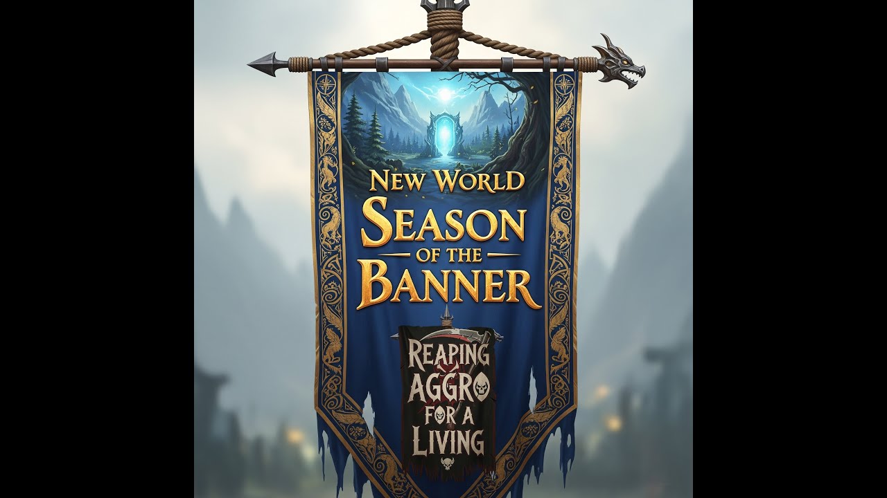 Reaping Aggro: New World S9 Day 3 Tank!. [RO] [Eng] - YouTube