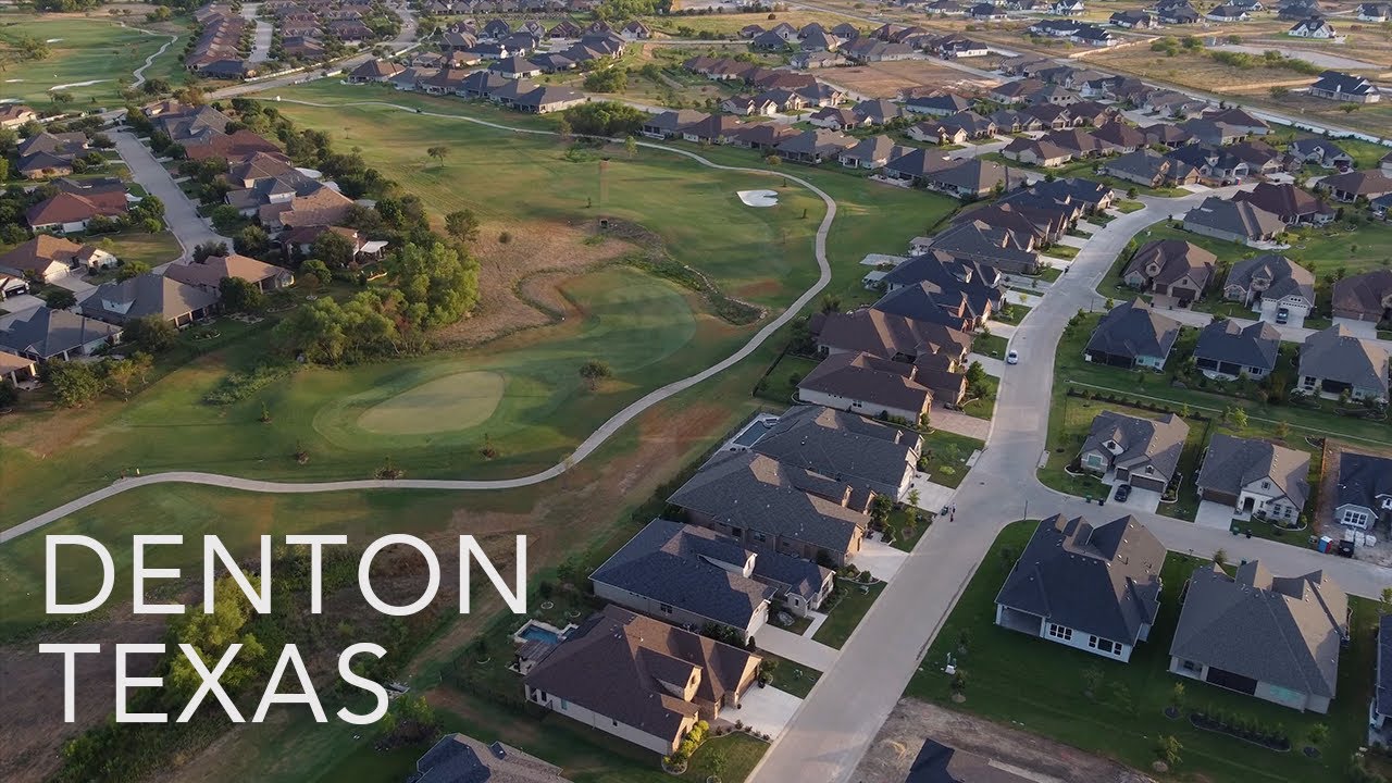 Aerial View of Robson Ranch | Denton, Texas - YouTube